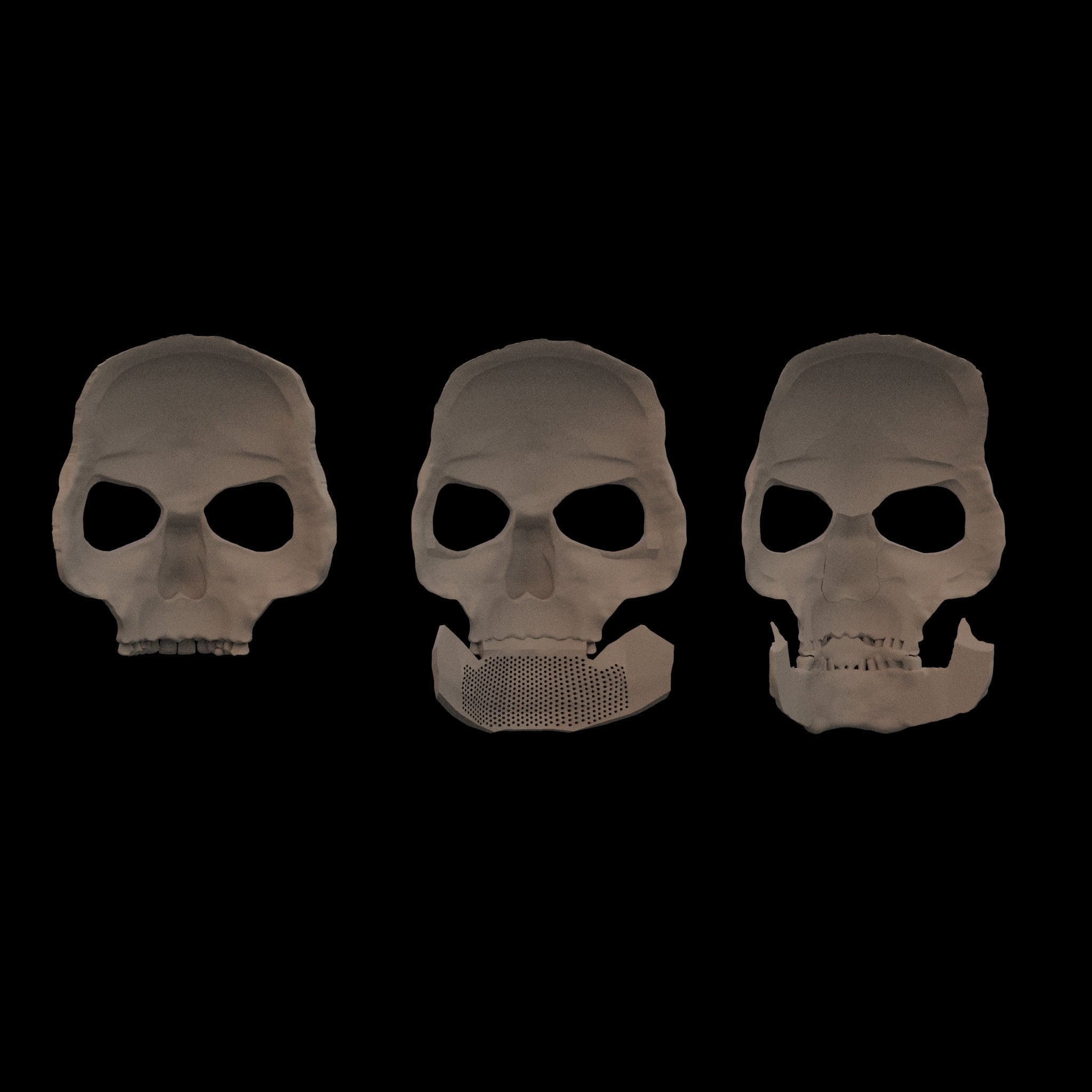 Skull Mask 3D Print Files *ONLY* - Etsy