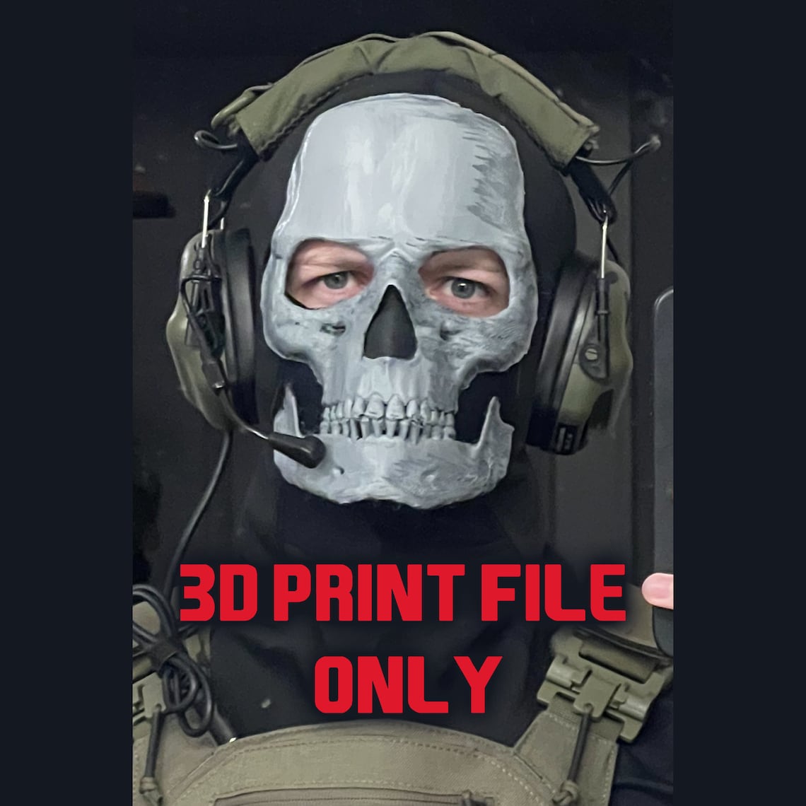 Skull Mask 3D Print Files *ONLY* - Etsy