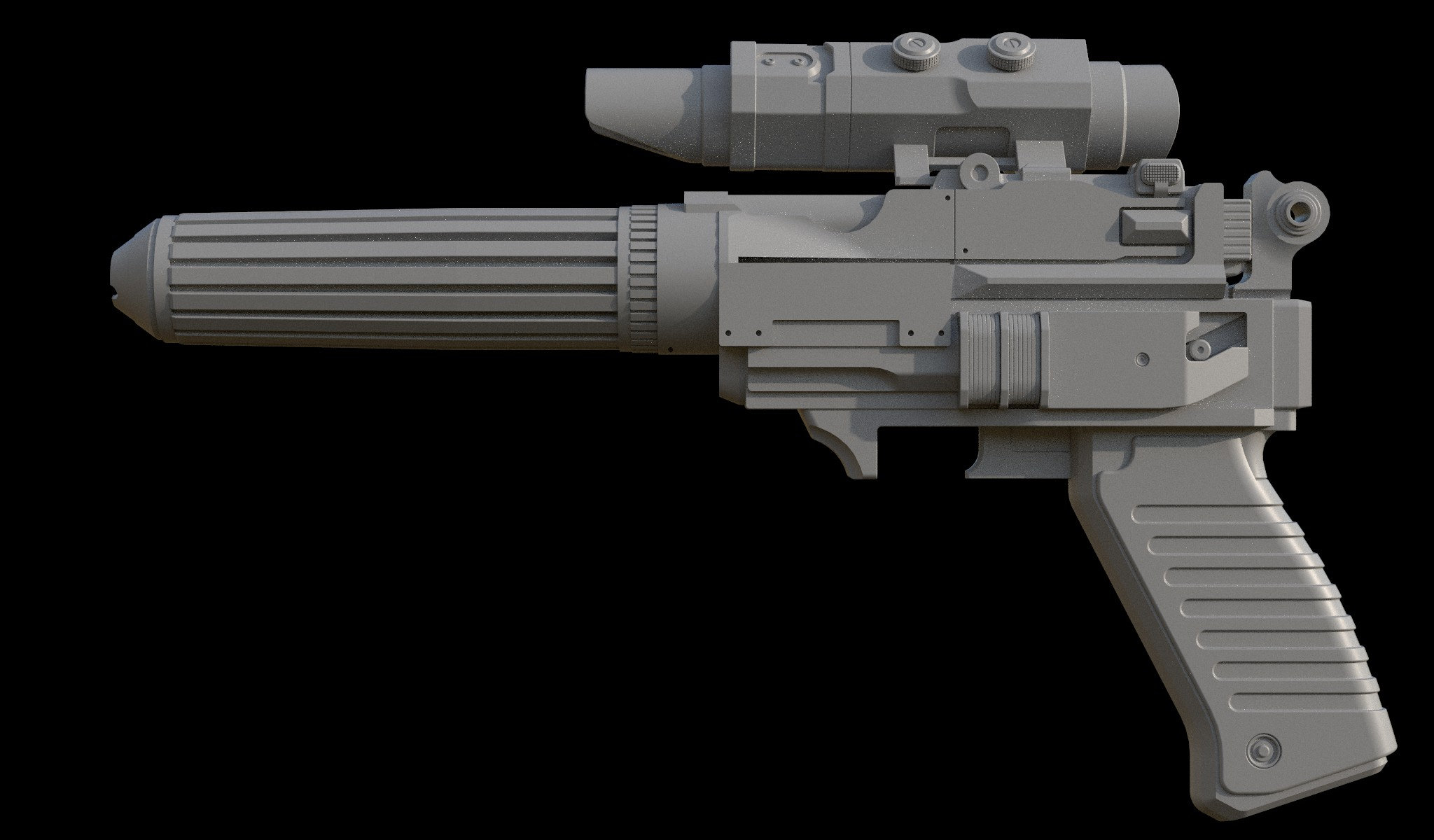 KOTOR Inspired Mandalorian Blaster 3D Print Files ONLY - Etsy Canada