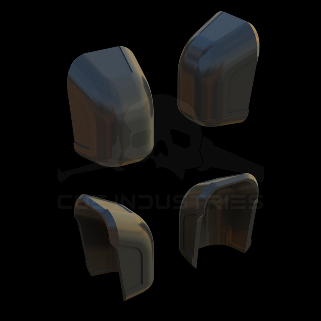 Custom Mandalorian Inspired Shoulder Pauldron: Variant 1 *3D PRINT ...
