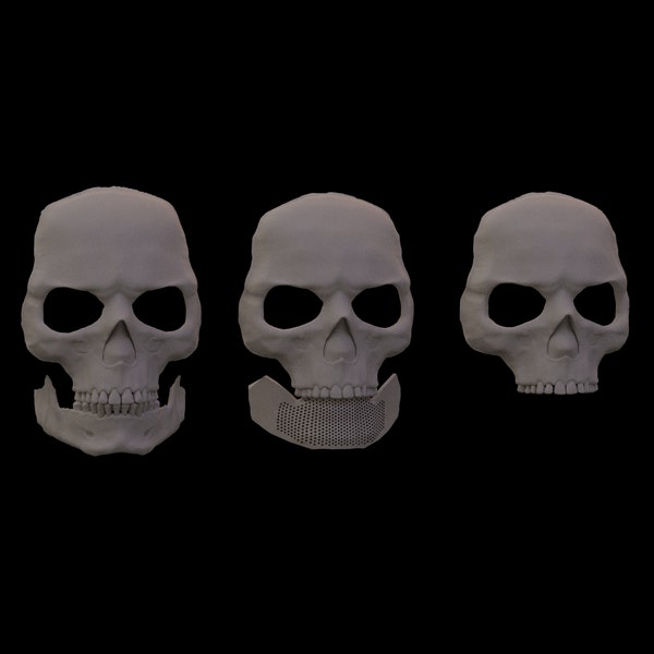 Modern Warfare Ghost Mask 3d Print File - Etsy