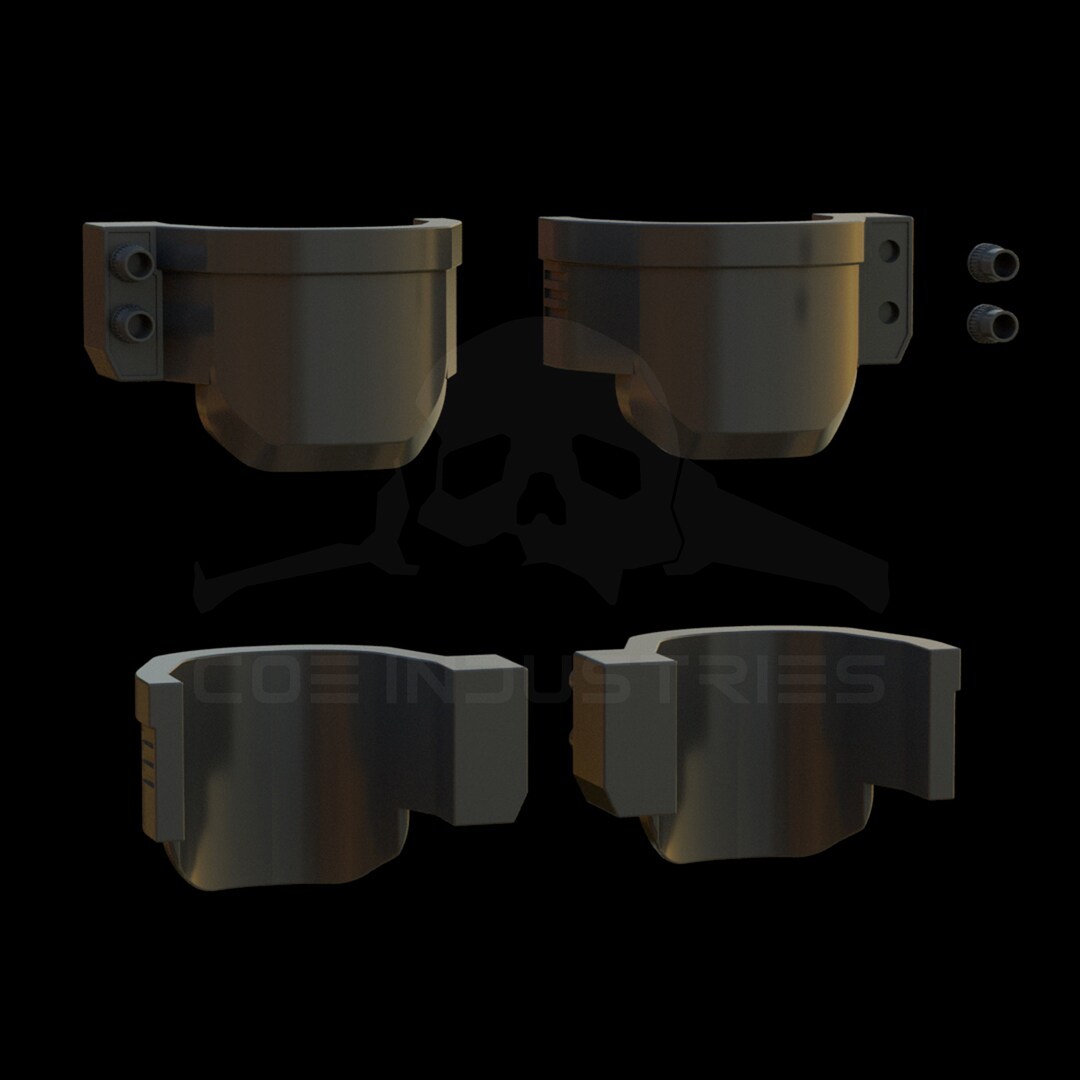 Custom Mandalorian Inspired Knee Plate: Variant 2 *3D PRINT FILES ONLY ...