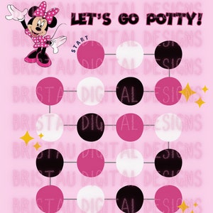 Lady Mouse Potty Training Chart Printable - Etsy