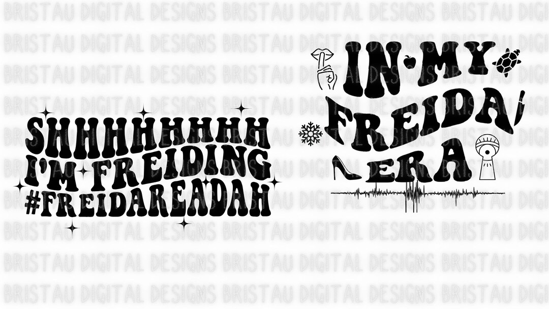 Freida PNG & SVG Bundle - Etsy
