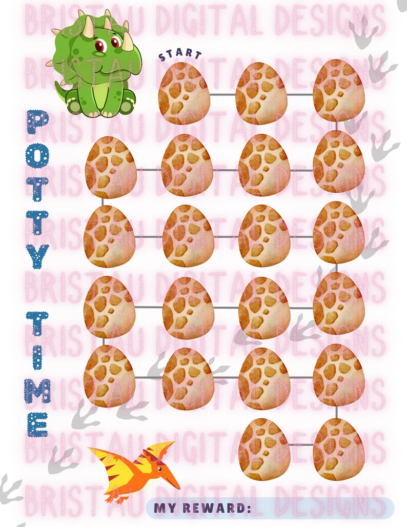 POTTY CHART BUNDLE Printable - Etsy