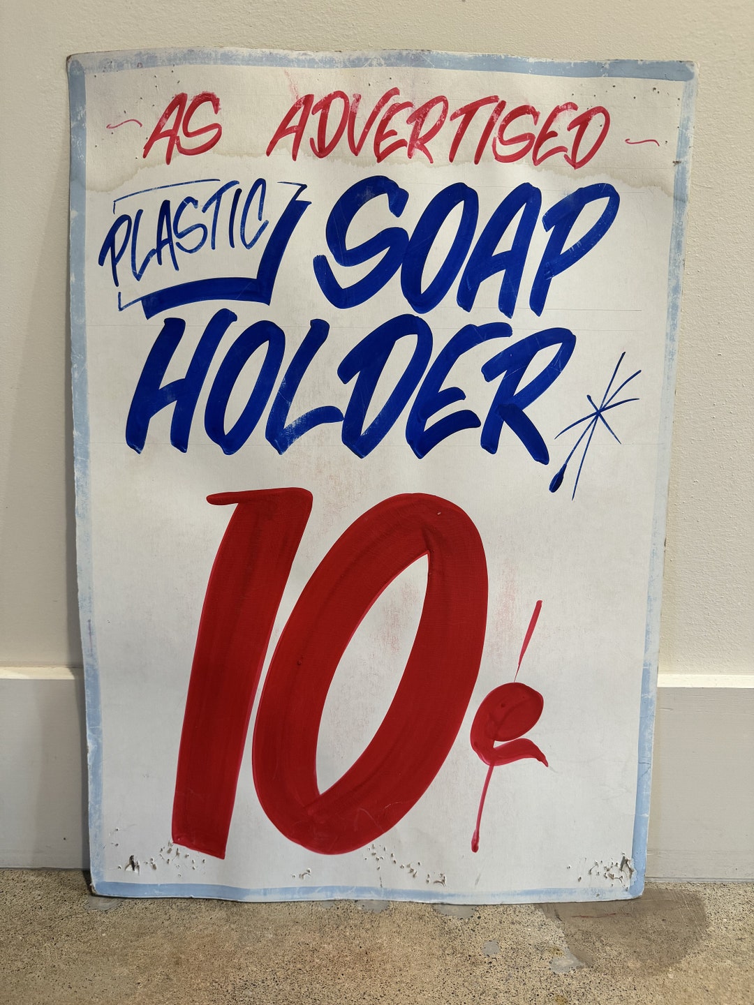 Authenticated Large Size Honest Ed's Hand Painted Sign (1950s) - Etsy