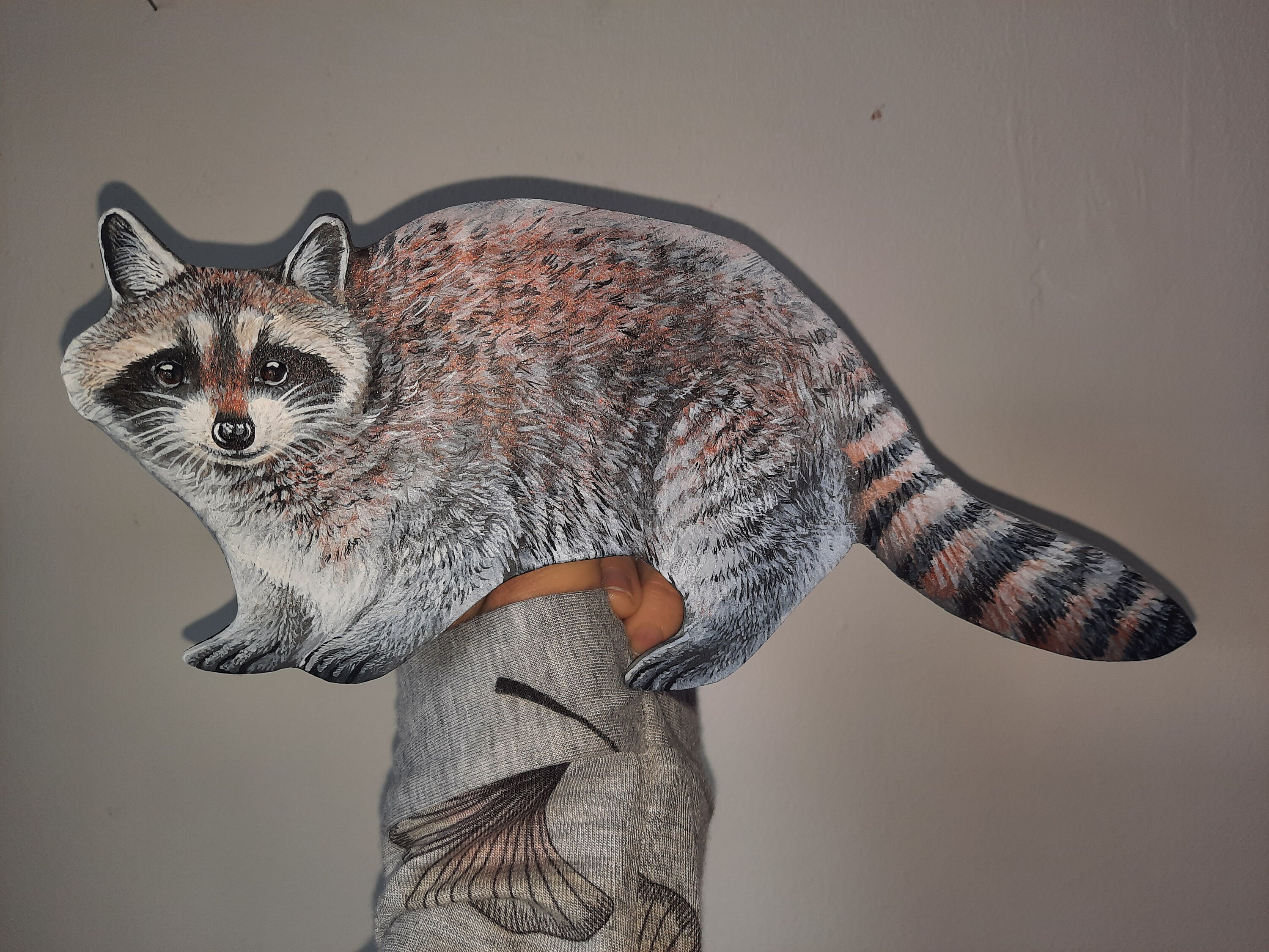 Ceramic Raccoon Wall Decor - Etsy