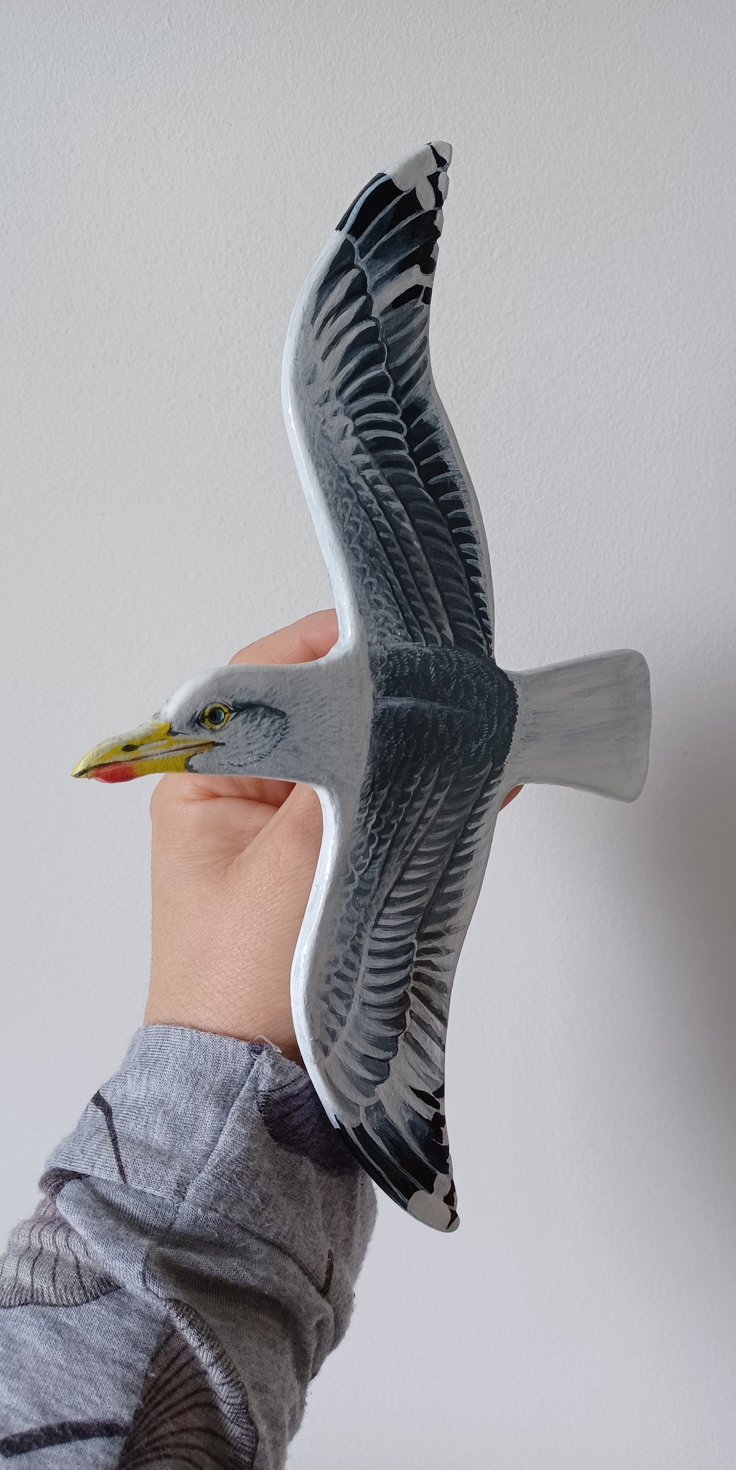 Ceramic Flying Seagull Wall Decor - Etsy