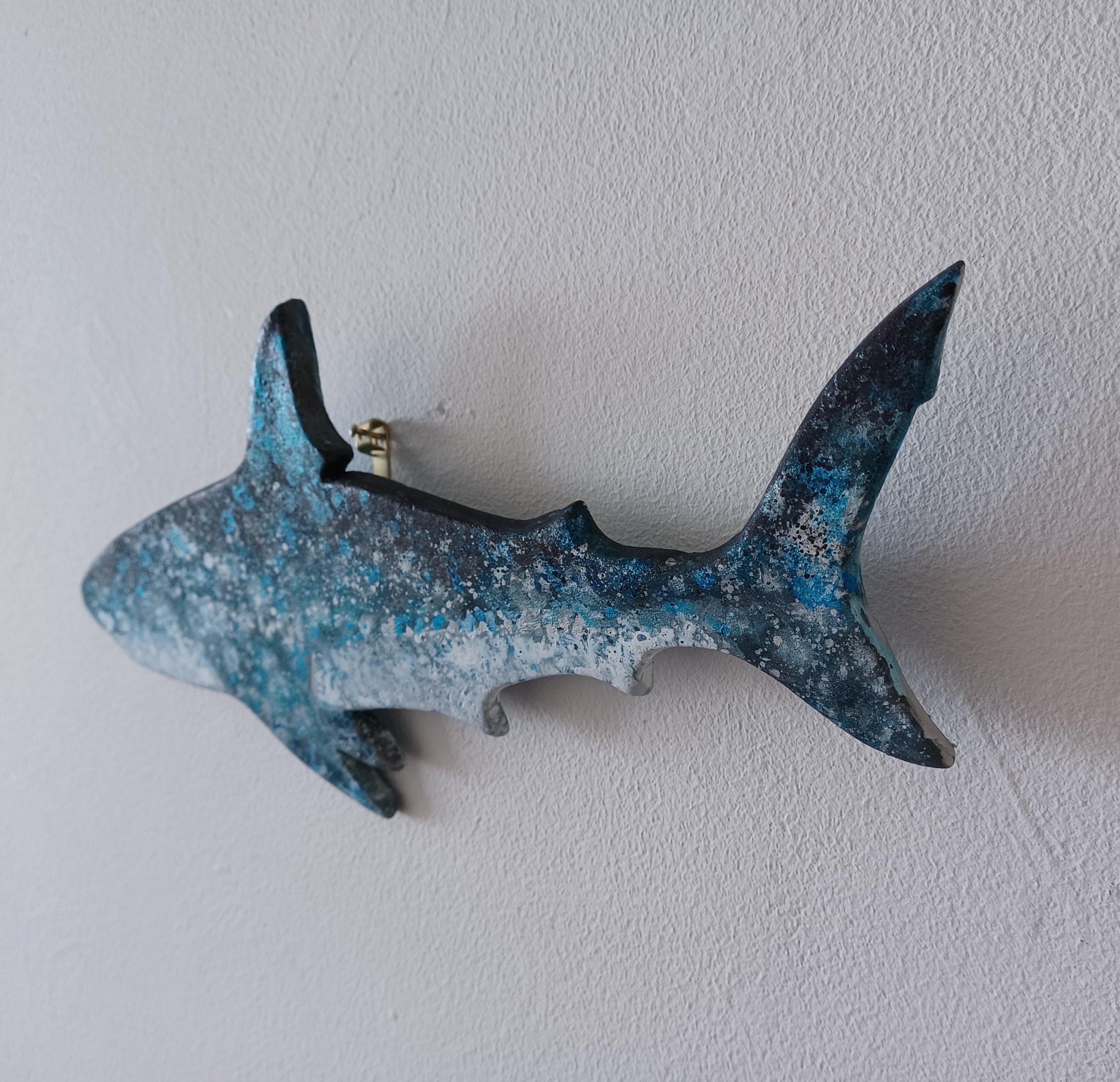 Ceramic Seaspray Great White Shark Wall Decor - Etsy UK