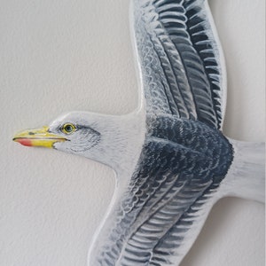 Ceramic Flying Seagull Wall Decor - Etsy