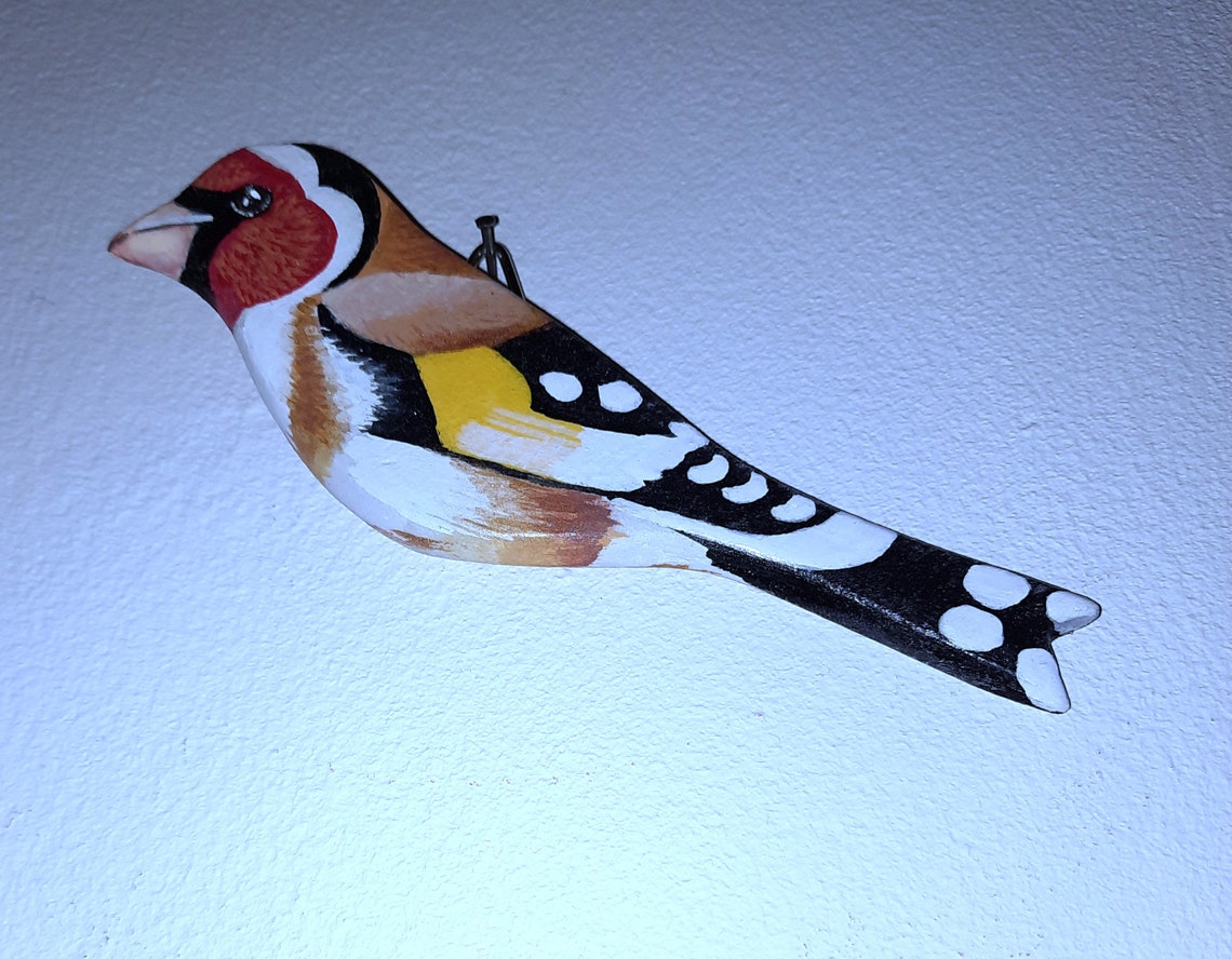 Ceramic Goldfinch Wall Decor - Etsy UK