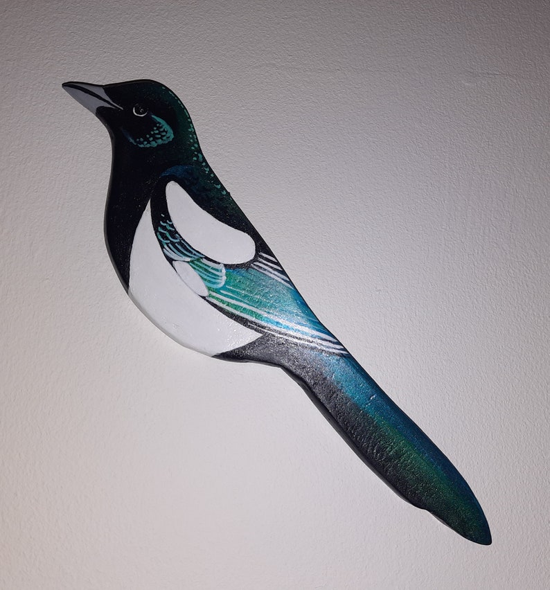 Ceramic Magpie Wall Decor - Etsy