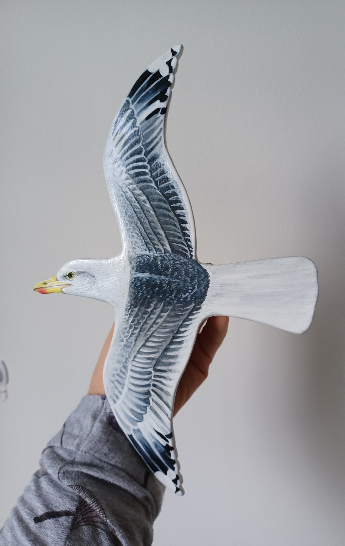 Ceramic Flying Seagull Wall Decor - Etsy