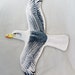 Ceramic Flying Seagull Wall Decor - Etsy