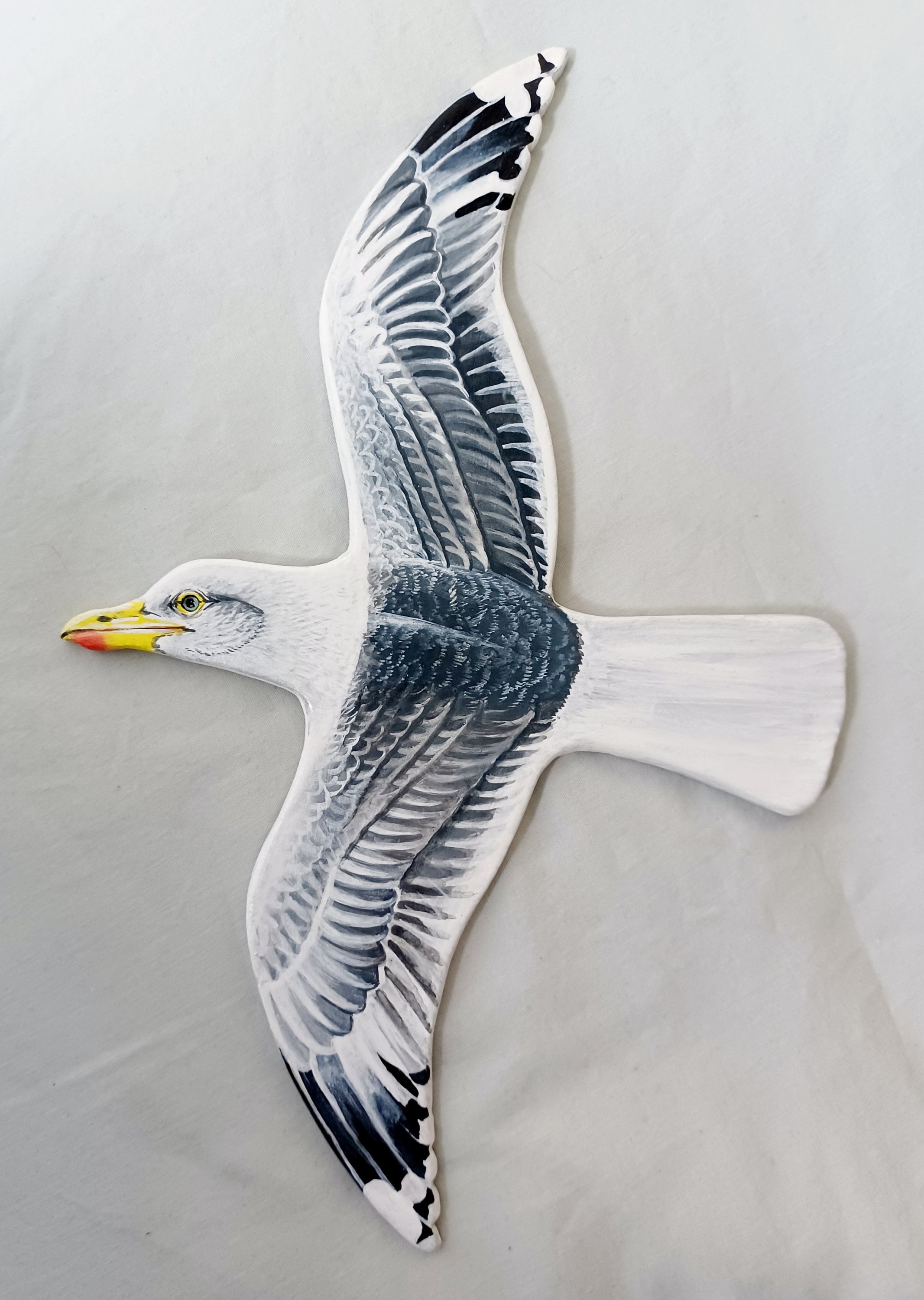 Ceramic Flying Seagull Wall Decor - Etsy