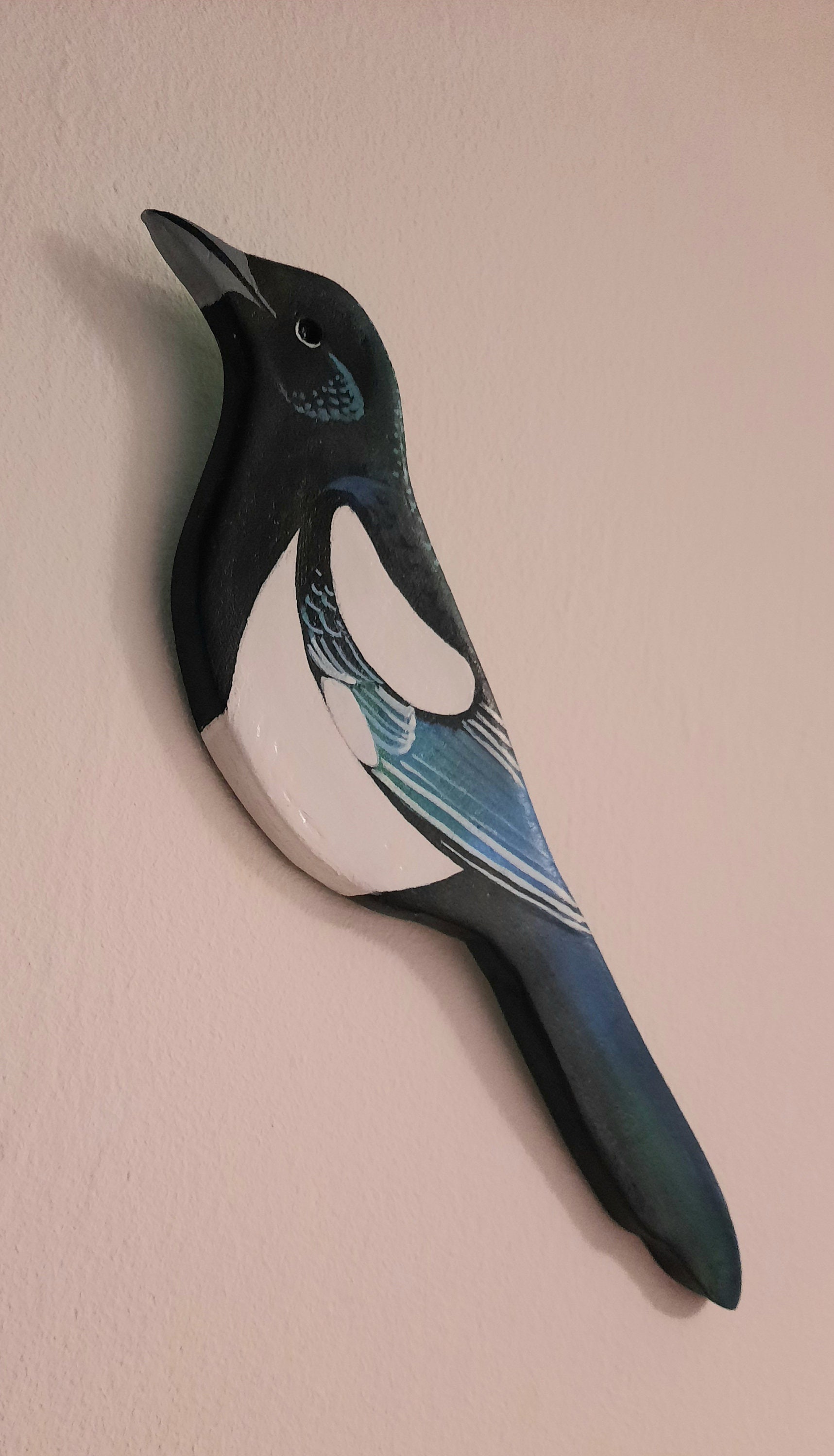 Ceramic Magpie Wall Decor - Etsy
