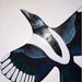 Ceramic Flying Magpie Wall Decor - Etsy