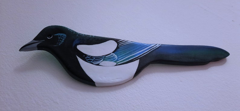 Ceramic Magpie Wall Decor - Etsy
