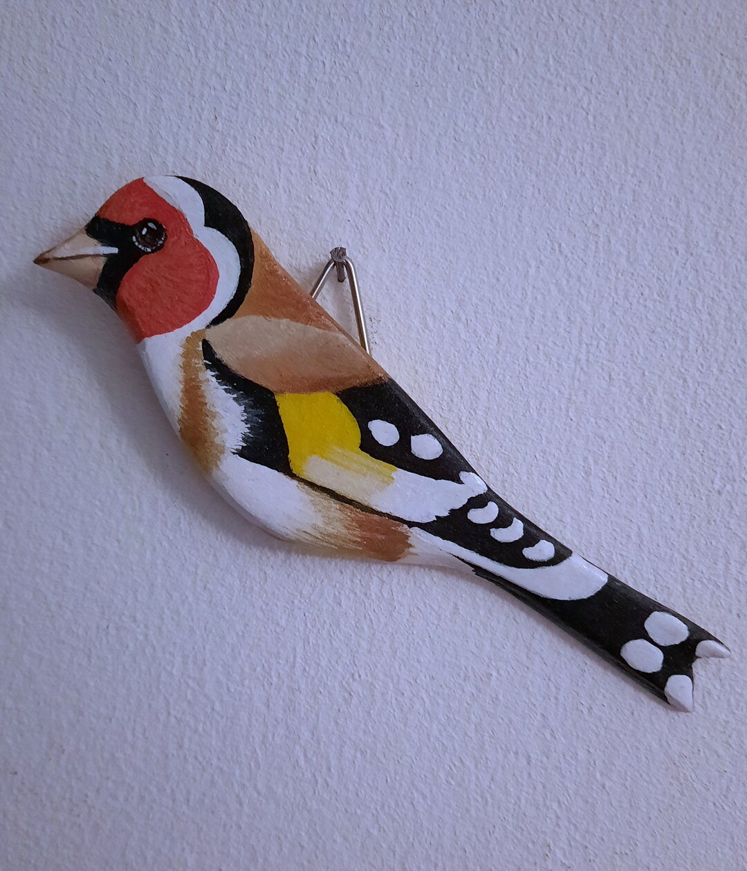 Ceramic Goldfinch Wall Decor - Etsy