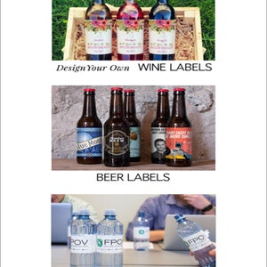 Custom Printed Business Logos Product Labels Restaurant Advertising ...