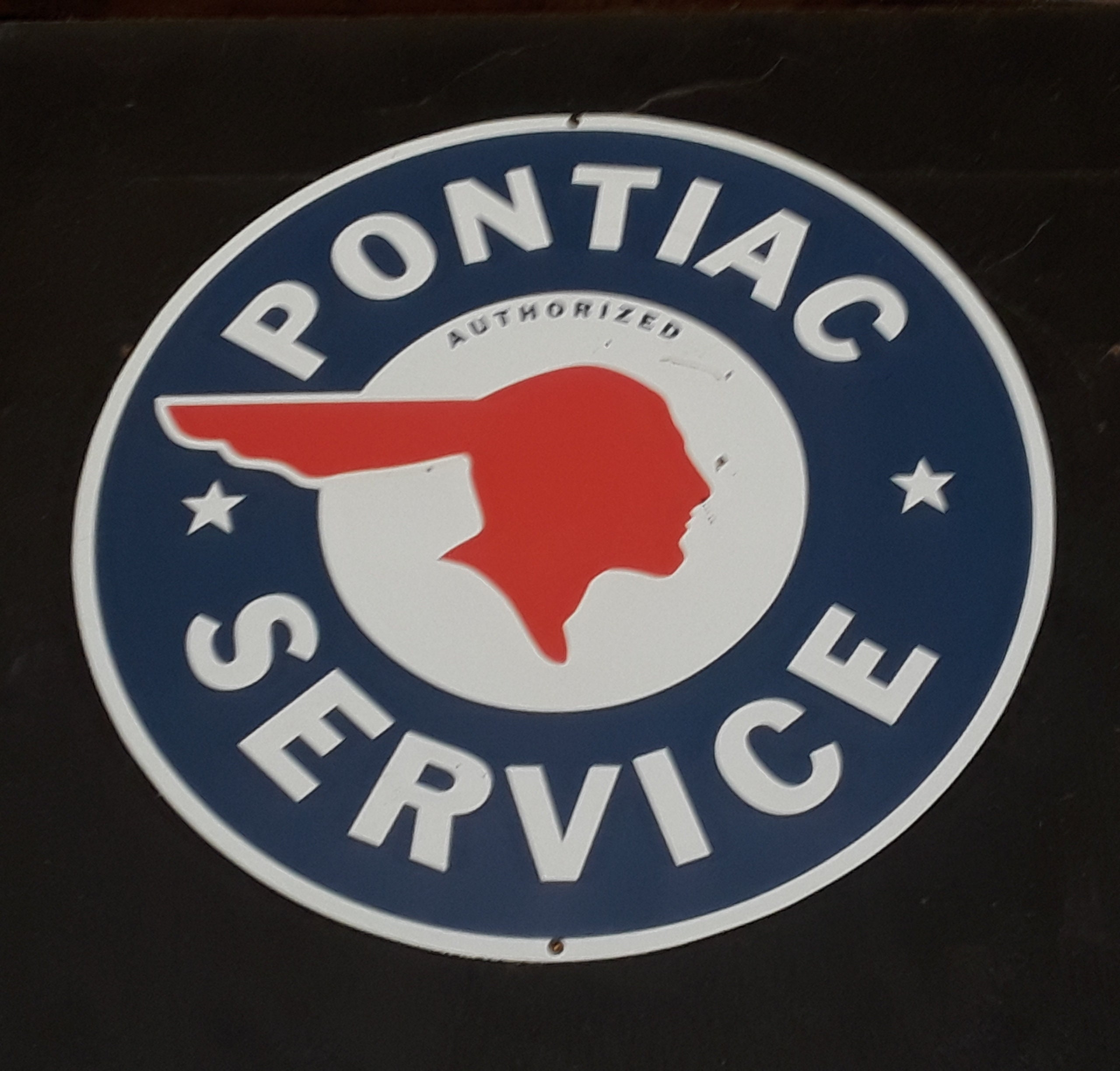 Vintage Pontiac Service Repro Sign Garage Sign Wall Decor - Etsy