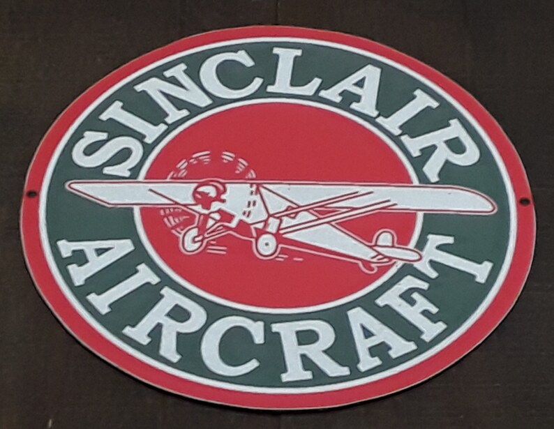 Vintage Sinclair Aircraft and Mohawk Gasoline Repro Signs - Etsy