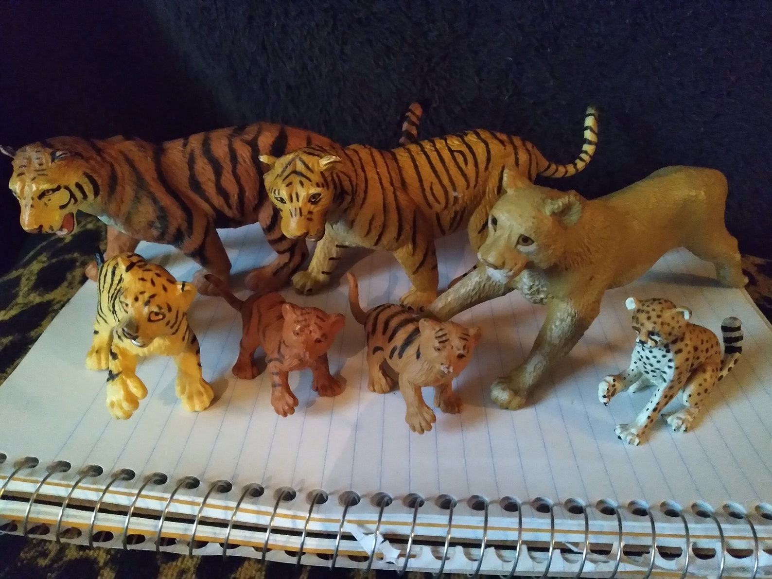 Vintage Safari Ltd Animal Figures Tigers Cheetahs - Etsy