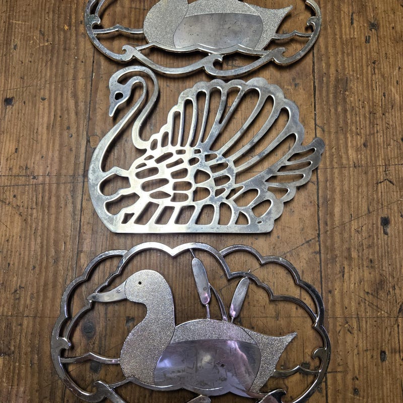 Silver Trivet - Etsy