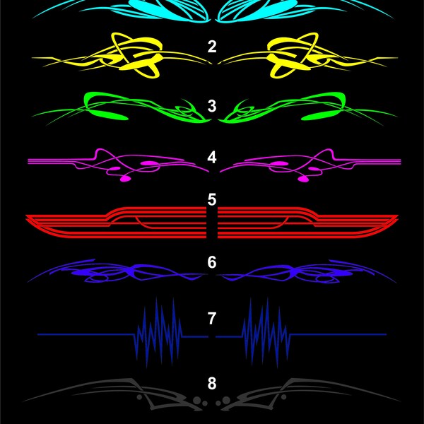 Custom Vinyl Decal Pinstriping at Jenny Abate blog