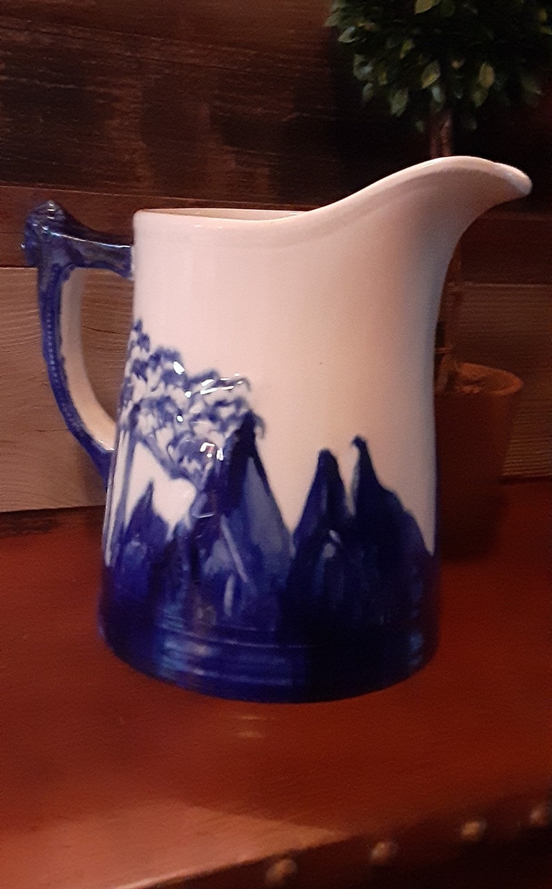Antique Old Sleepy Eye Stoneware Pitcher: Sioux Chief Pottery - Etsy