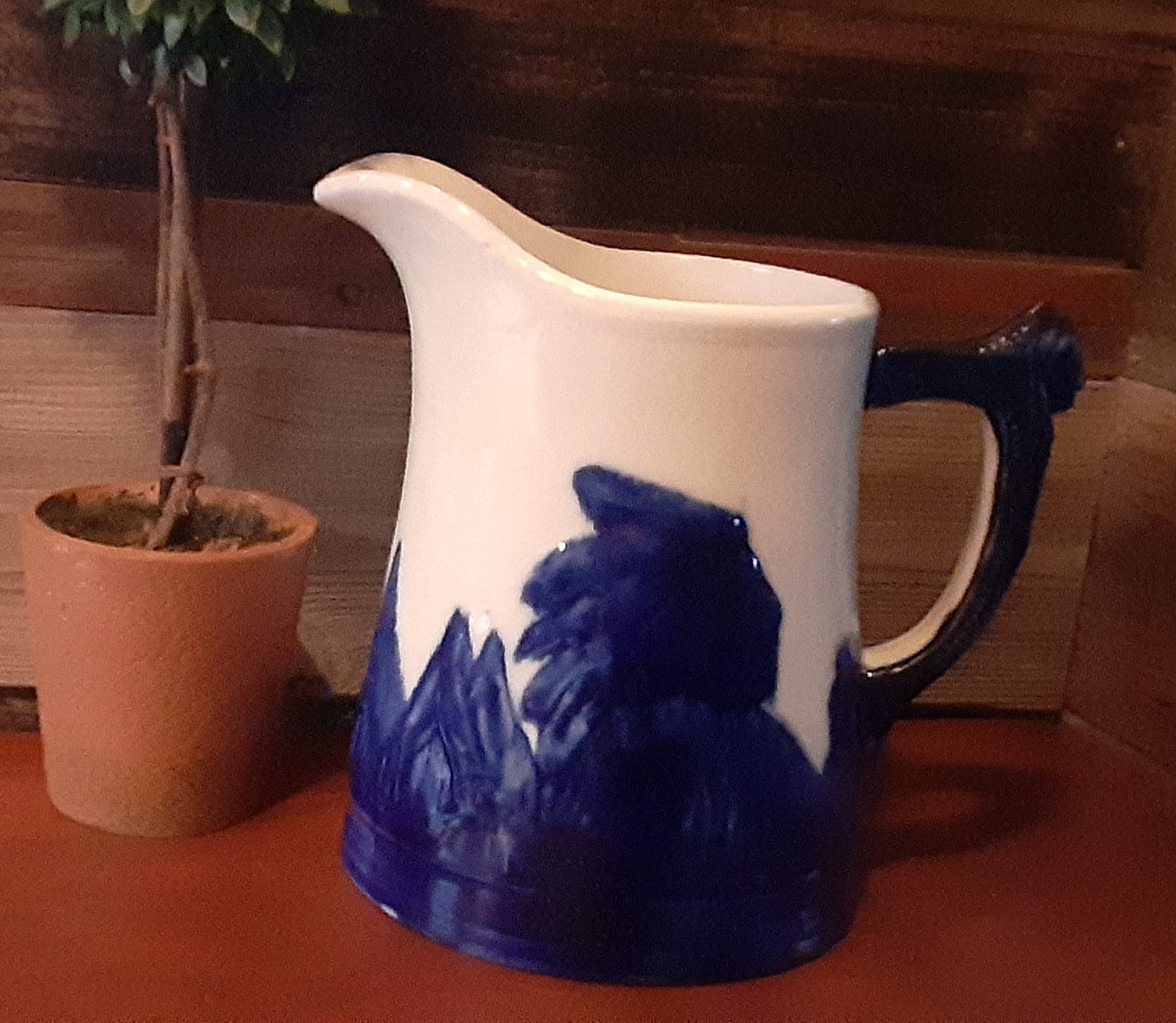 Antique Old Sleepy Eye Stoneware Pitcher: Sioux Chief Pottery - Etsy