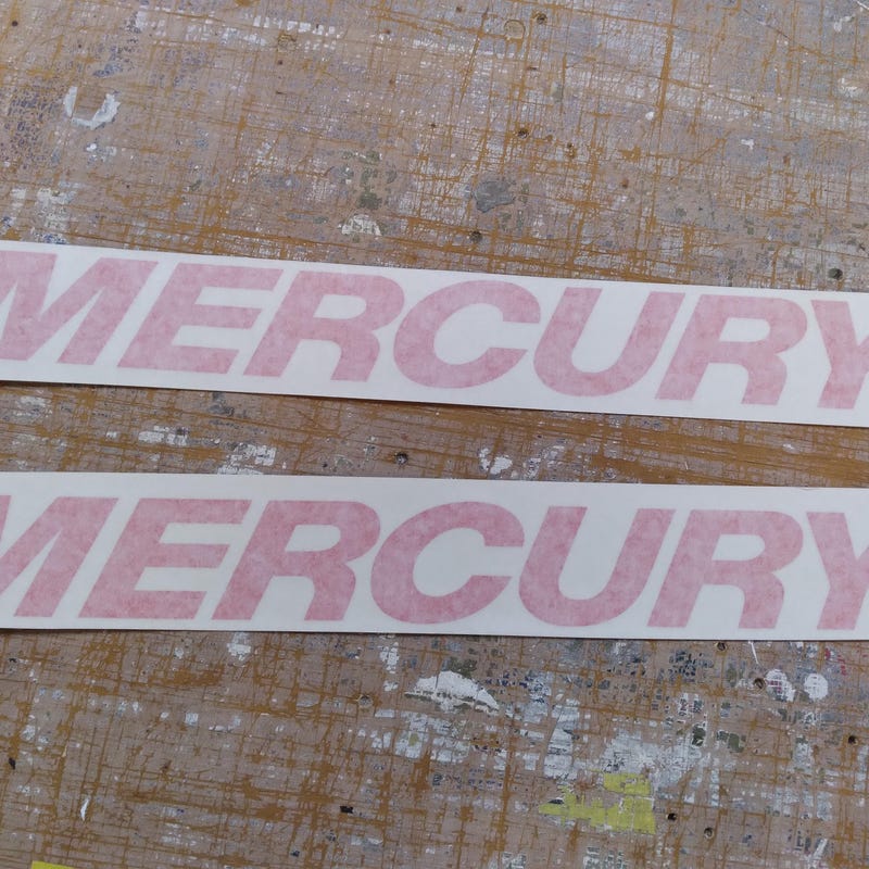 Mercury Motor Decals - Etsy New Zealand