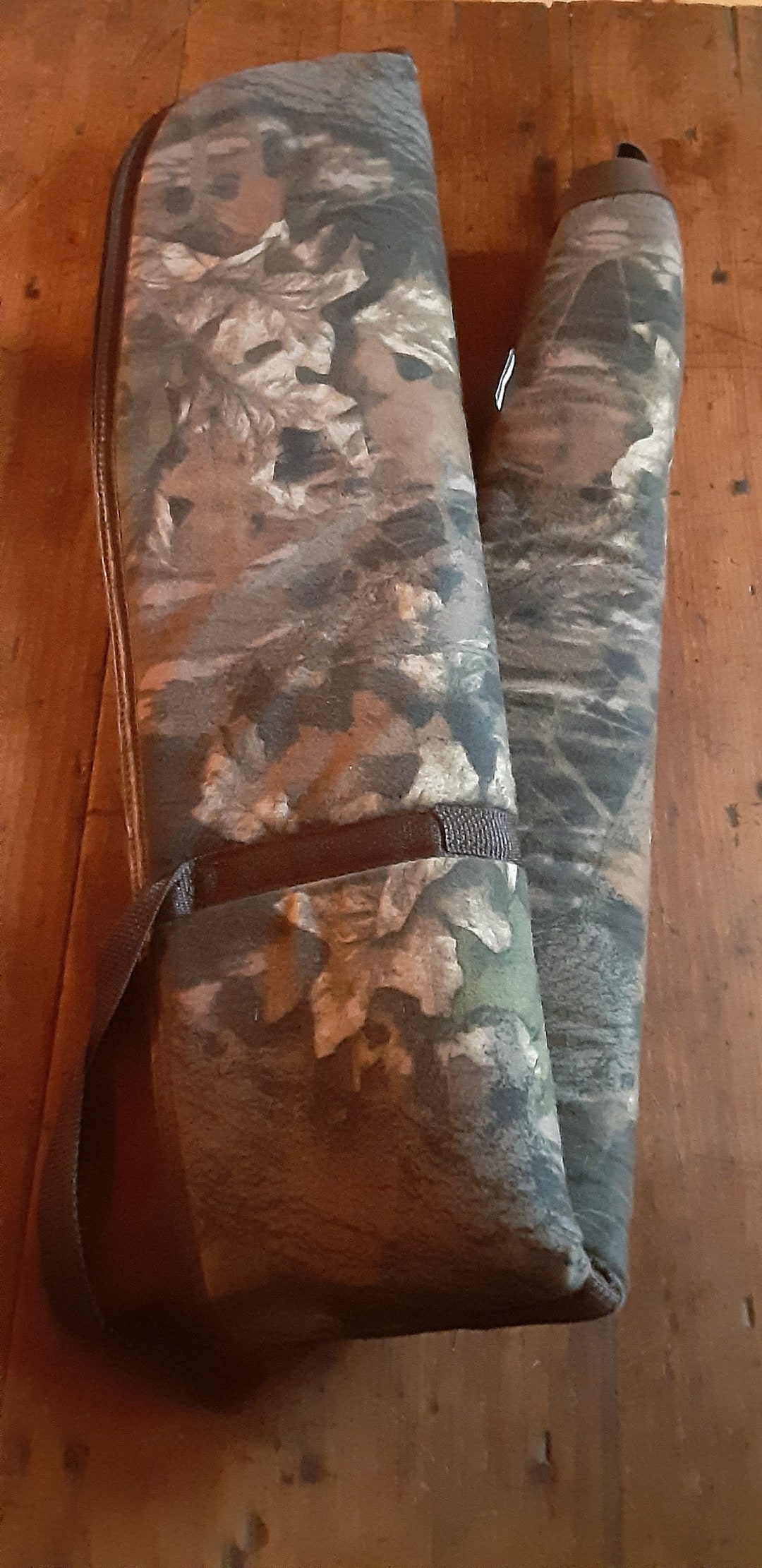 Vintage Gun Rifle Shotgun Case Camo Zippered Allen Made in USA Gun Case ...