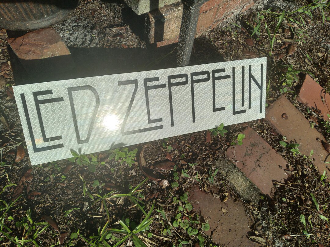 Led Zeppelin Wall Sign - 5" X 18" - Wall - Studio - Bar Decor - Etsy
