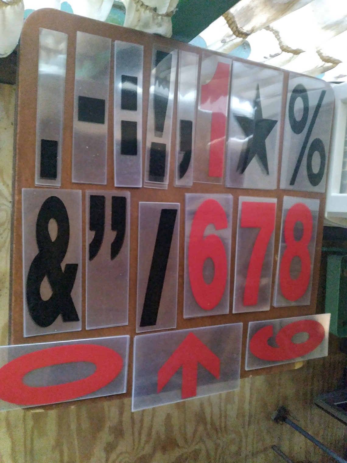 Flexible Changeable Plastic Letters Outdoor Marquee Portable | Etsy