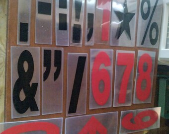 Flexible Changeable Plastic Letters Outdoor Marquee Portable - Etsy