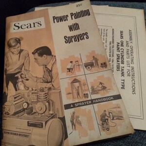 Vintage Sears Craftsman Paint Spray Gun Model 106.157010 - Etsy