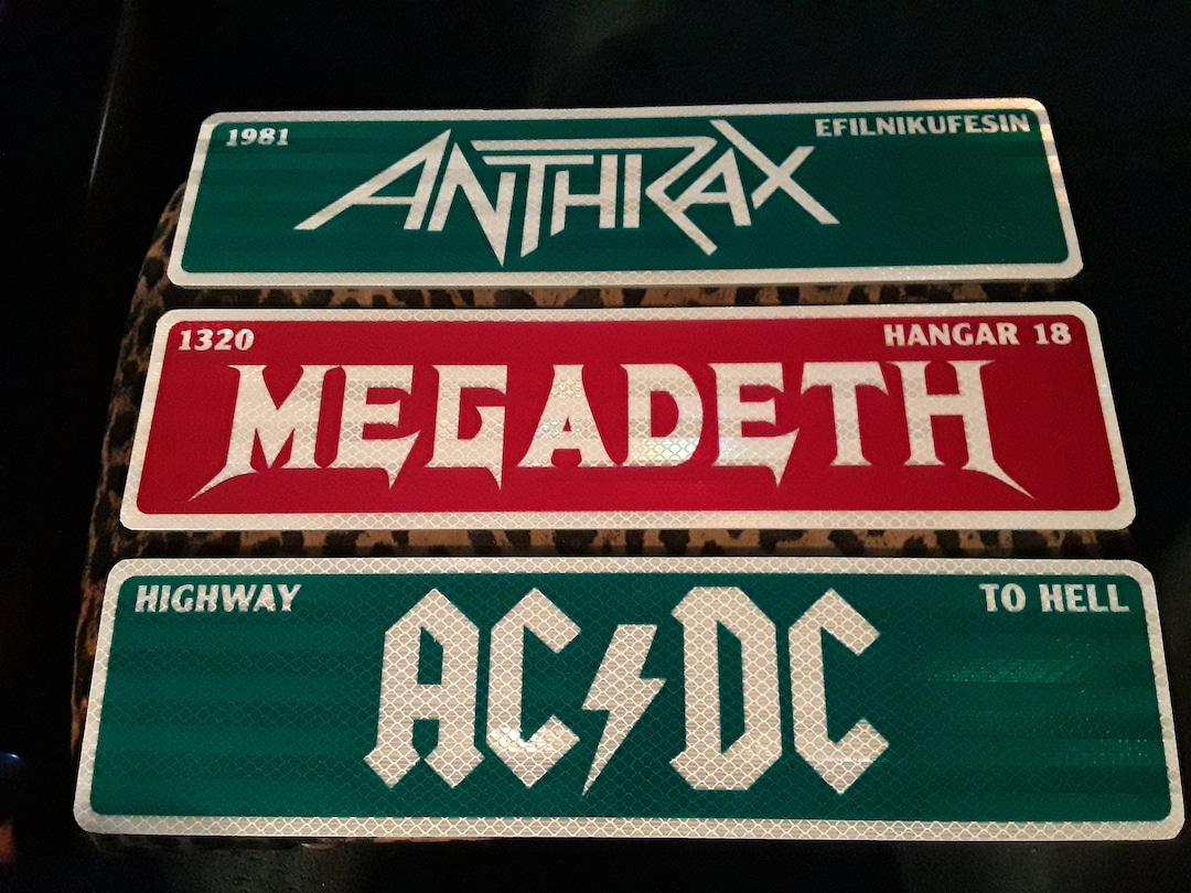 Rock/metal & Hip-hop/rap Personalized Street Signs - Etsy