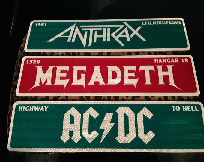 Rock/metal & Hip-hop/rap Personalized Street Signs - Etsy