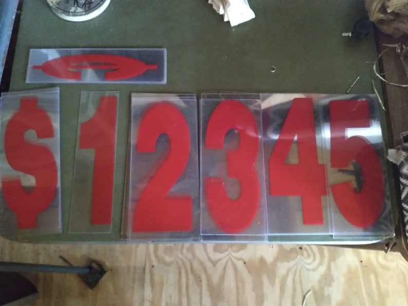 Flexible Changeable Plastic Letters Outdoor Marquee Portable | Etsy