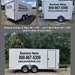 Custom Trailer Vinyl Lettering Business Graphics - Etsy