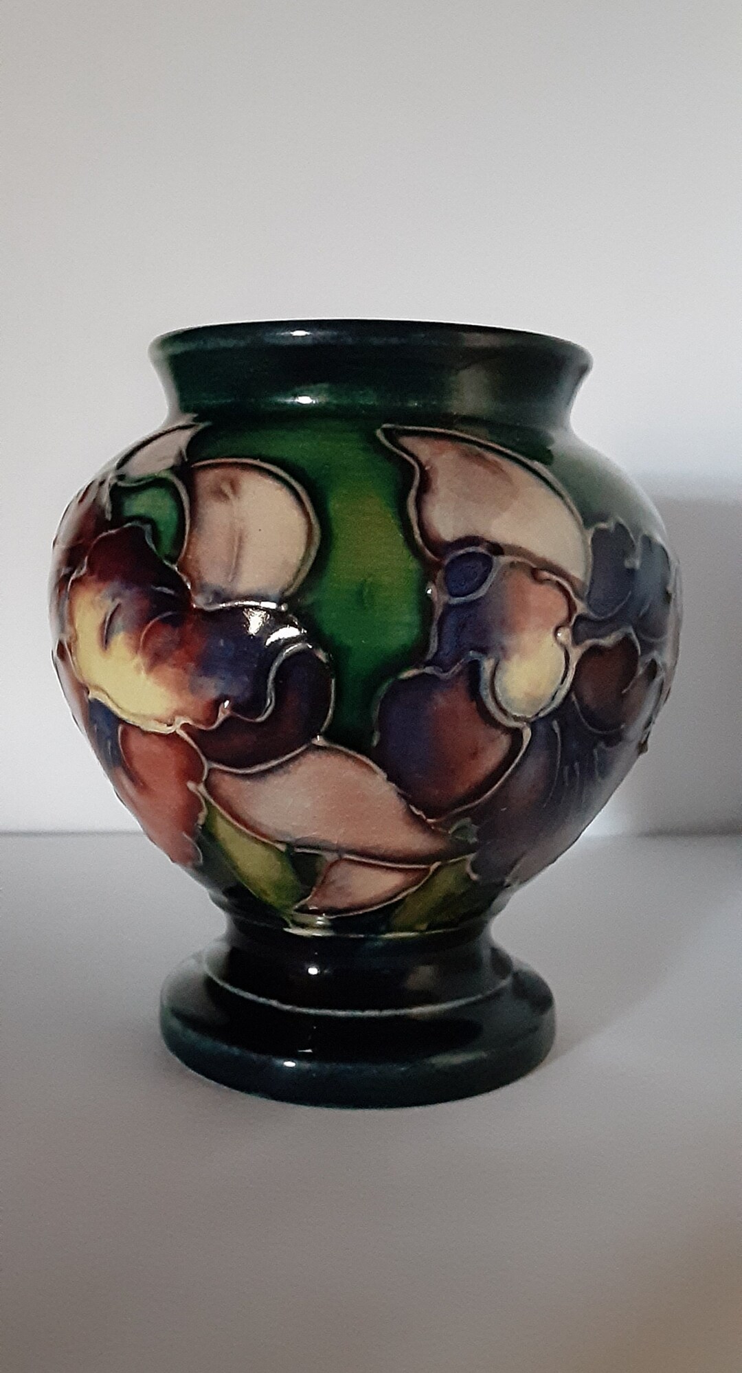 Vintage Moorcroft Bud Vase Moorcroft Cabinet Vase Moorcroft Pottery ...