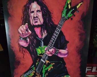 Dimebag Darrell Sticker, Dimebag Darrell Decal, Pantera Sticker ...