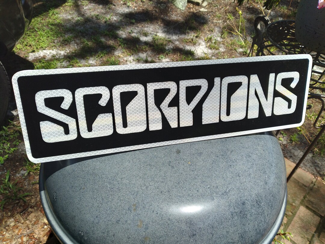 Guns N Roses - Scorpions 5" X 18" Custom Street Signs - Wall/home Decor ...