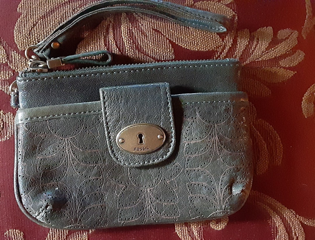 Vintage Fossil, Leather Wallet/wristlet Fossil Wallets Designer Bags ...