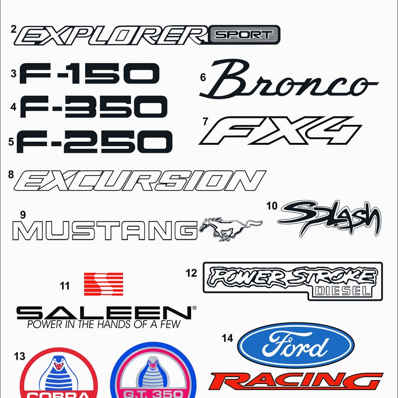 Ford Logo Svg - Etsy