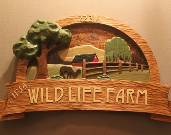 COW SIGN | Hand Carved Sign | Dairy Farm Sign | Barn Sign | Cattle ...