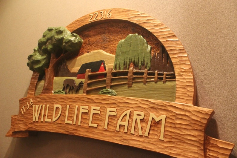 CUSTOM FARM SIGN | Ranch Signs | Hand Carved Signs | Hand Made Signs ...