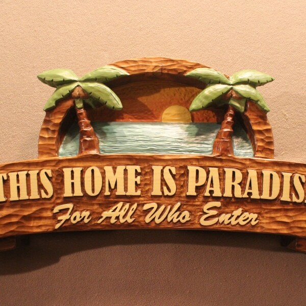 Tropical Directional Sign - Etsy