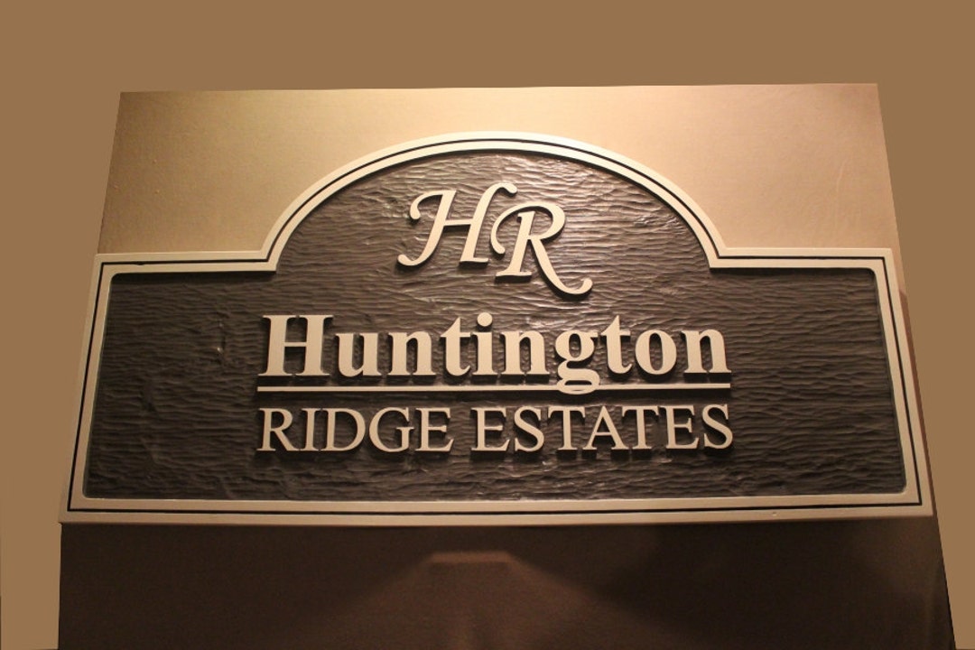 CUSTOM NEIGHBORHOOD SIGNS | Development Sign | Personalized Signs ...